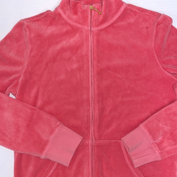 Juicy Couture | Jackets & Coats | Juicy Couture Pink Velour Fairfax ...